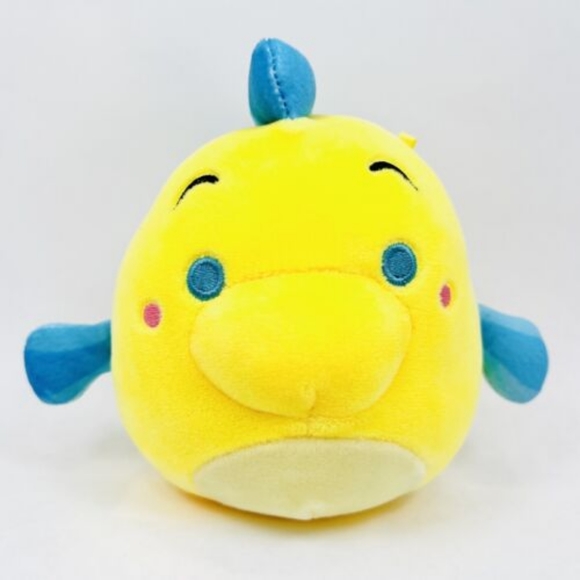 Toys | Squishmallow Kellytoy Disney Flounder Plush 5 Little Mermaid ...